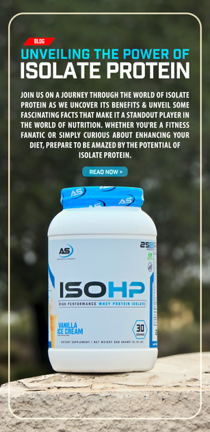 Unveiling the Power of Isolate Protein – Aesthetic Sports